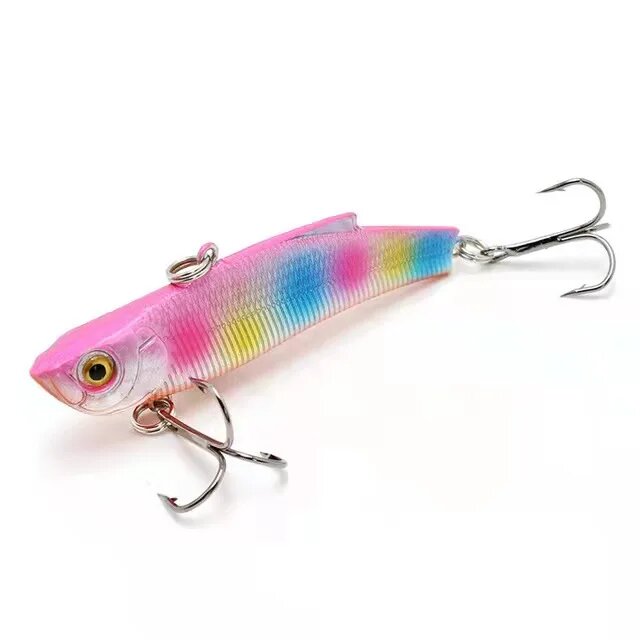Fuheno 1 шт. 7,5 см 18 г Рыболовная приманка VIB Искусственные приманки 3D глаза Джигги Форель Жесткие приманки Воблер Pesca Crank Lures Swimbait