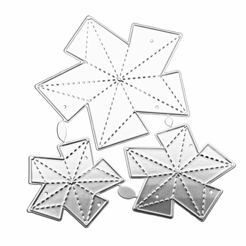 Star Shape Die Cut For Scrapbooking Cardmaking Decorative Embossing Paper Die