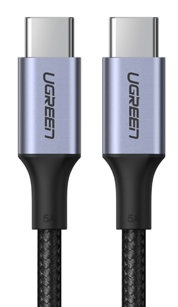 Кабель UGREEN L513 Type-C - Type-C 240Вт 2м PD (45068) Gray (Серый)