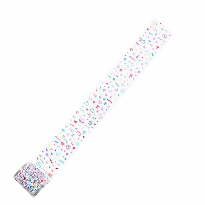 Mr.paper рулонный декоративный скотч 2 метра Розовый, 2