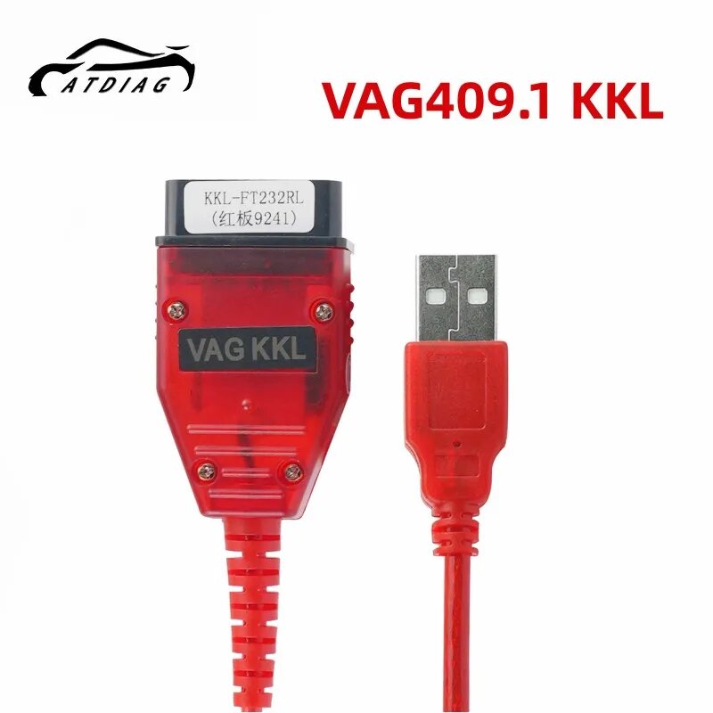 Новый VAG 409.1 KKL 9241A K Line FTDI FT232RL Real Chip PCB USB-считыватель кодов для Volkswagen/Audi/Skoda/Seat/VW автомобильные диагностические инструменты