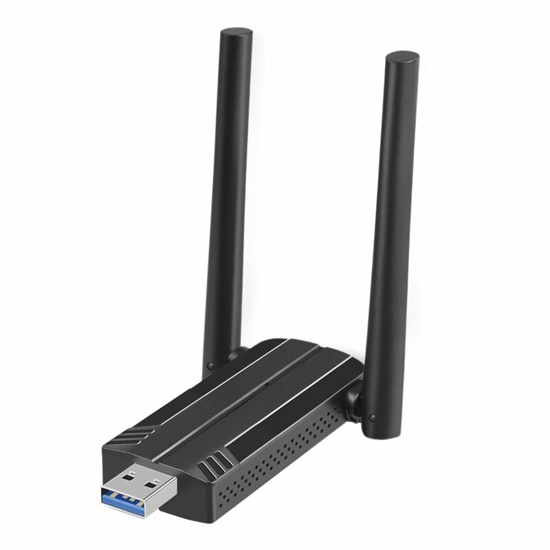 Двухдиапазонная Wi-Fi-карта 1800 Мбит/с, 2,4 Г/5 ГГц, беспроводной USB3 Wi-Fi-адаптер WiFi6 AX1808, Bluetooth5.0-совместимый чип RTL8832AU
