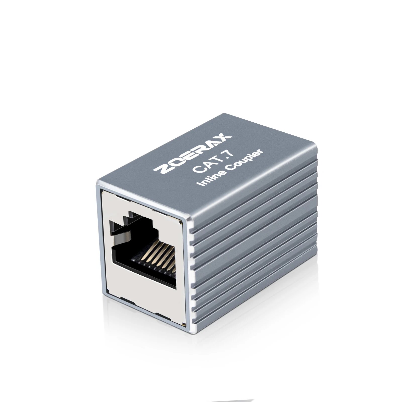 ZoeRax RJ45 Ethernet переходник 1PCS, Grey