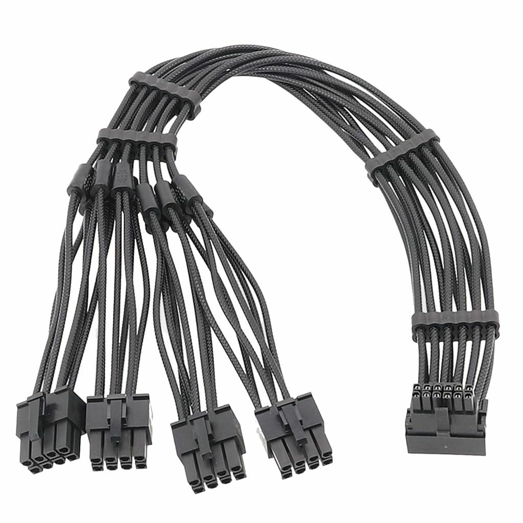 Соединитель проводов, Кабель для видеокарты 12 В высокой мощности-50 см-4X8PLA