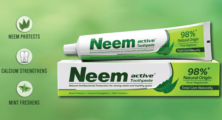 Зубная паста Ним Актив Neem Active Toothpaste 98 % 200 гр.