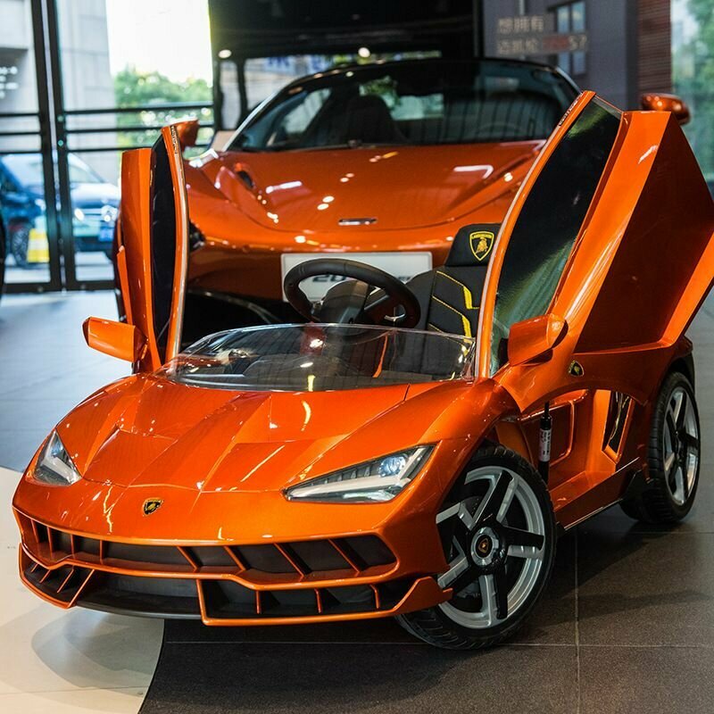 Роскошный детский электромобиль Lamborghini с полным приводом 12V12A подходит для детей в возрасте от 0 до 8 лет