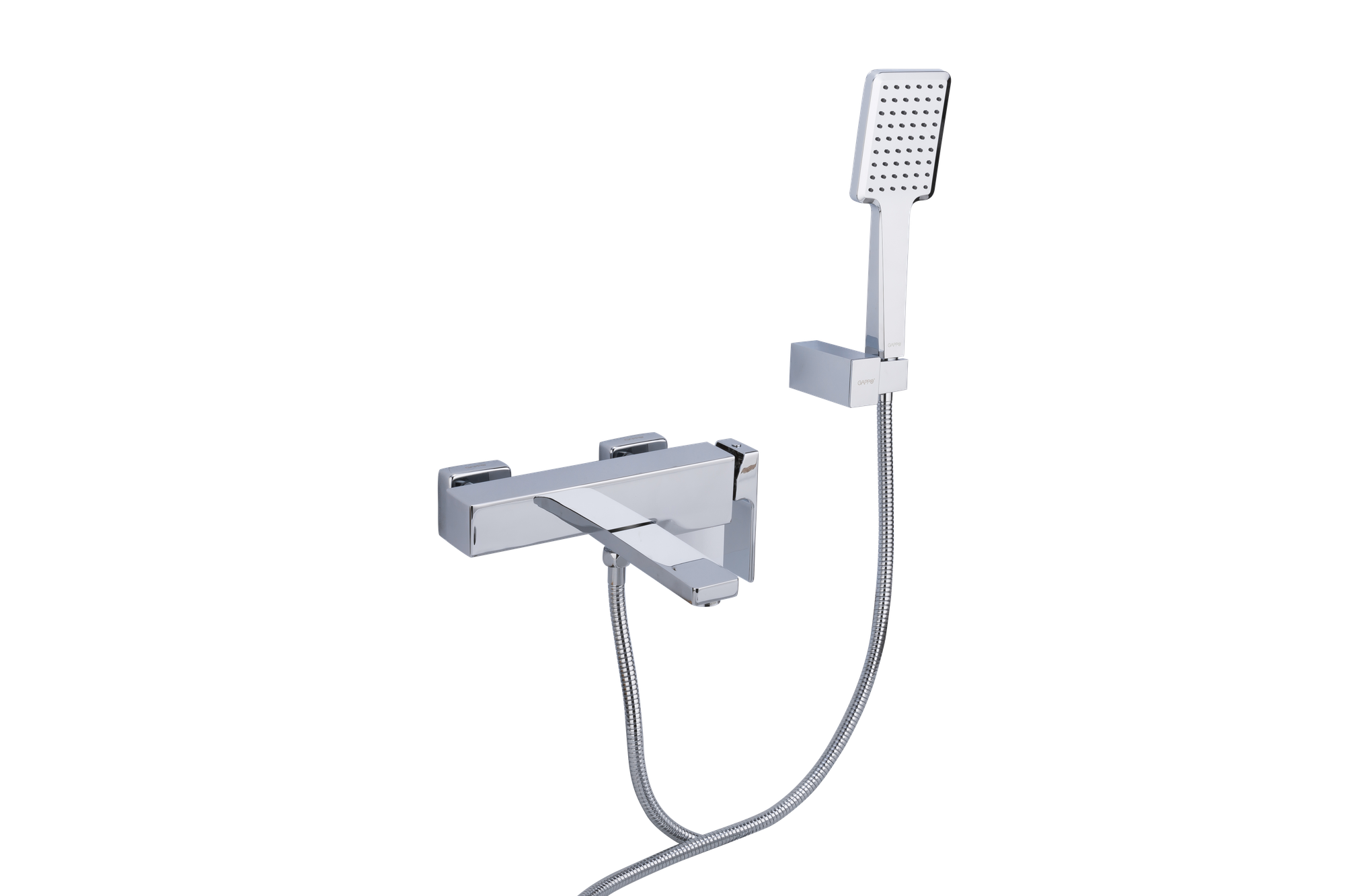 Смеситель для ванны Gappo G3218, хром, латунь, управление рычажное