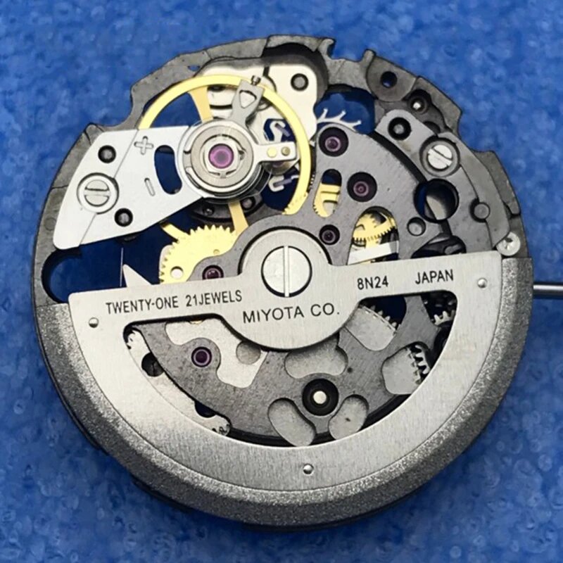 Механический механизм Miyota 8N24 21 камень BLACK