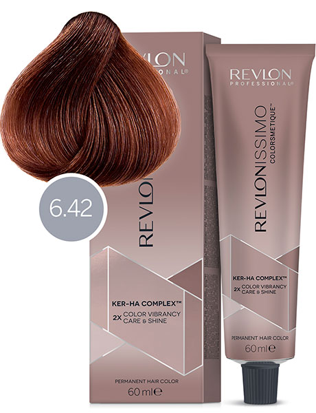 Revlonissimo Colorsmetique High Coverage 6-42 Перламутрово-Коричневый Темный Блондин 60мл