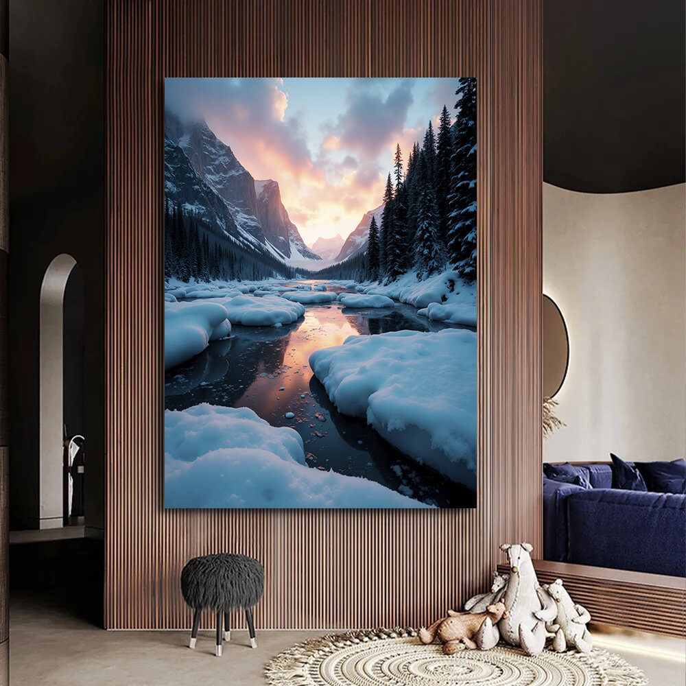 Горы, скалы / море, пляж, картина природа / пейзаж, 50х70 см.