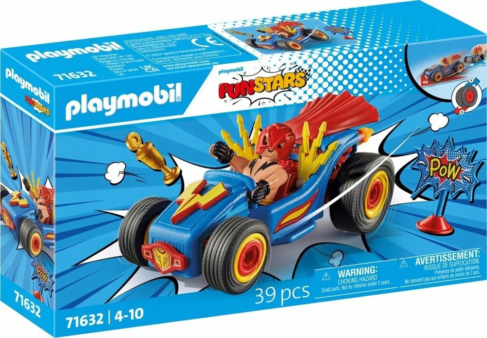 Конструктор Playmobil Funstars - Картинг Wrestler - Плеймобиль 71632