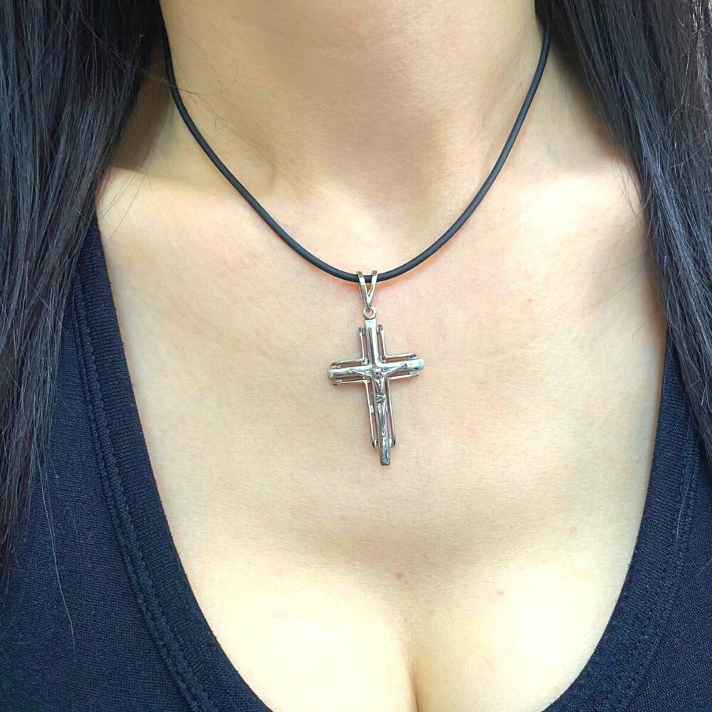 Шнур серебро, 925 проба, родирование