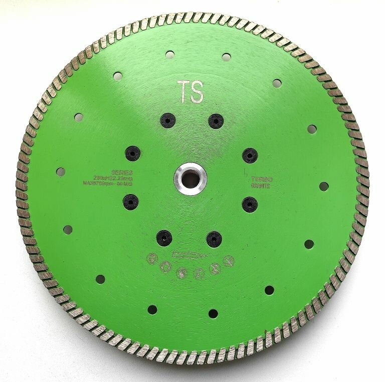 Круг алмазный для сухой резки "ТS" 230-2.6-10-22.2Н с фланцем