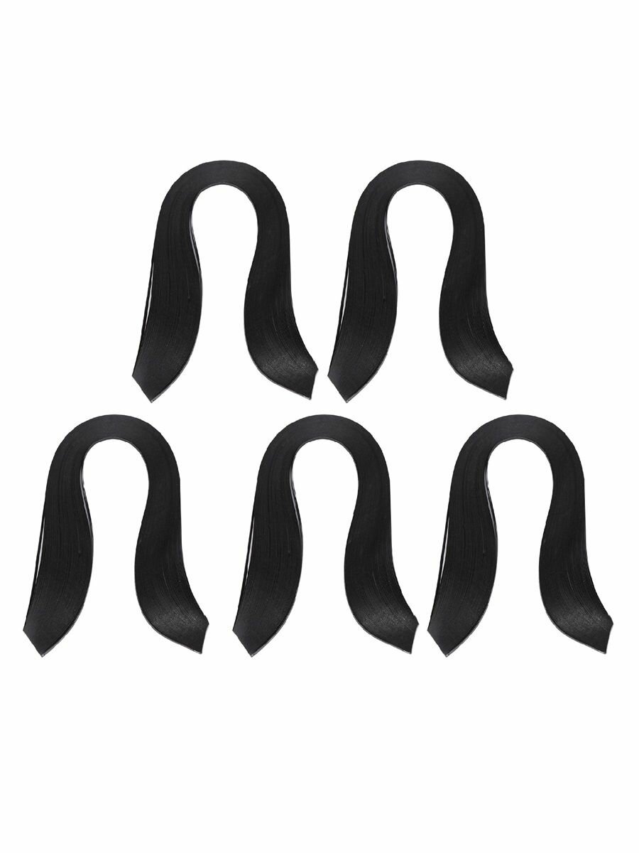 3 мм Черная Квиллинг Бумана 600 полос чистого цвета оригами бумага для рук, сделай сам, идеально подходит для искусства квиллинга, скрапбукинга и изготовления карт