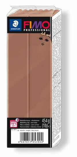 Полимерная глина FIMO Professional doll, запекаемая в печке, 454 г, цвет фундук (FIMO8071-78)