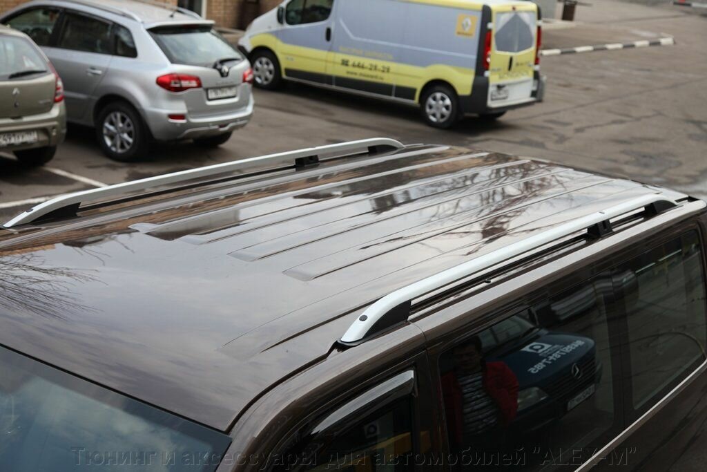 Рейлинги ERKUL, для Volkswagen Multivan/Transporter/Caravella, короткая база , серые