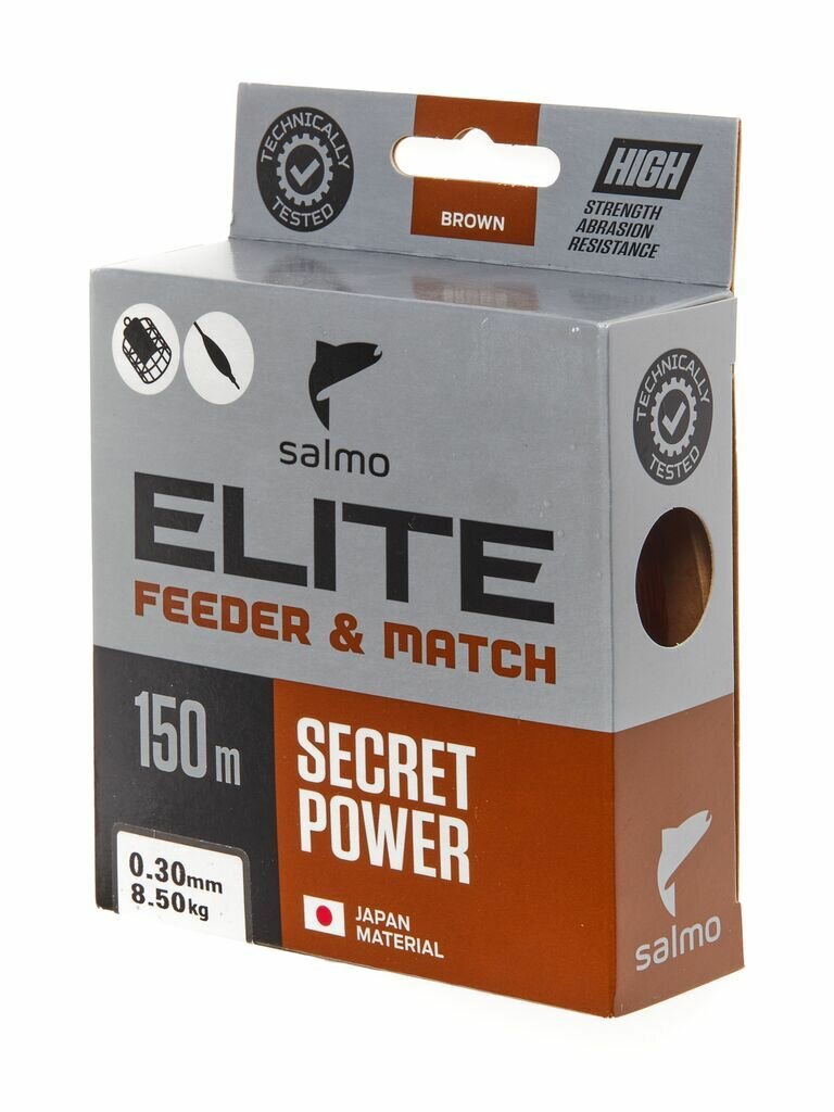 Леска монофильная Salmo Elite FEEDER & MATCH 150 м , 0.30 мм