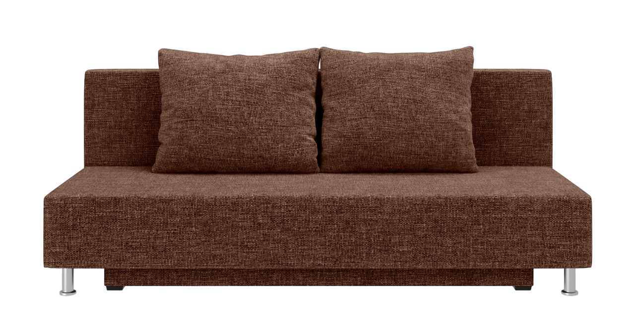 Диван-кровать Парма Софт, 200х90х90 см, Savana Chocolate, Еврокнижка, прямой диван раскладной, с ящиком для белья