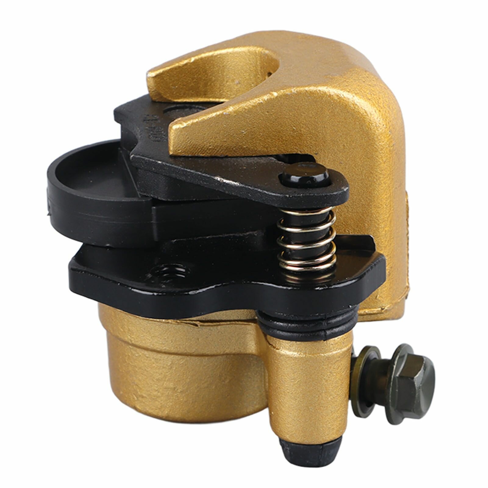 Алюминиевые передние и задние тормозные суппорты, золотой левый насос для четырехколесного квадроцикла 110 250 куб. см. Стабильное торможение, прочный и легкий