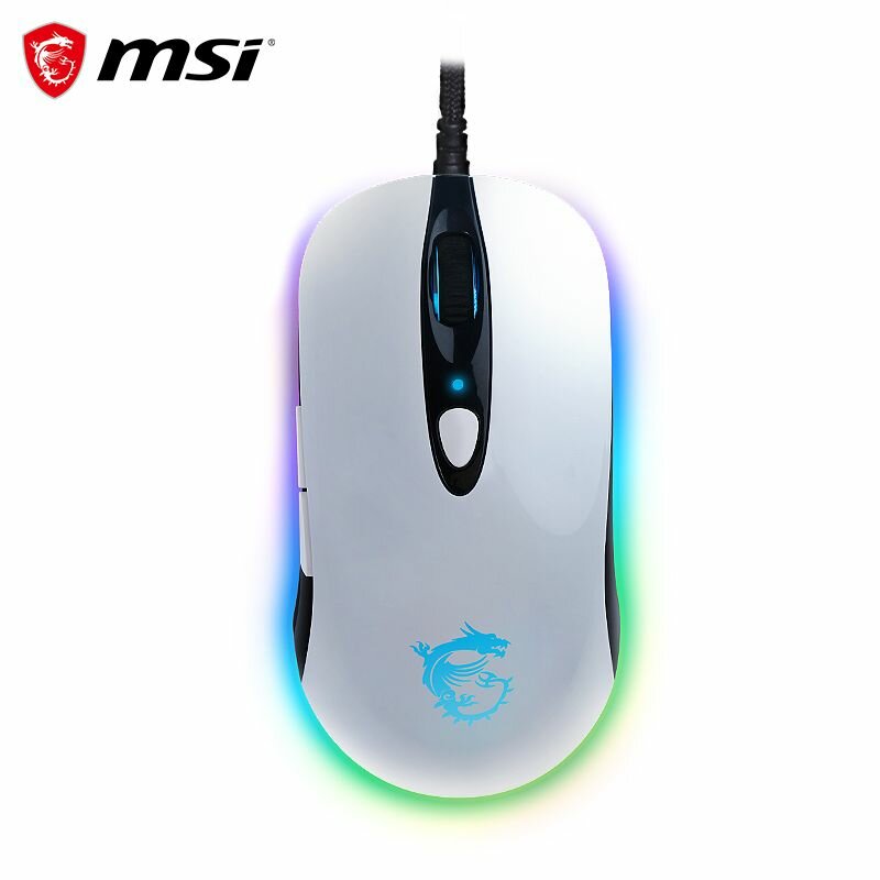 Мышь, кабель MSI DS102 V2 игровой белый