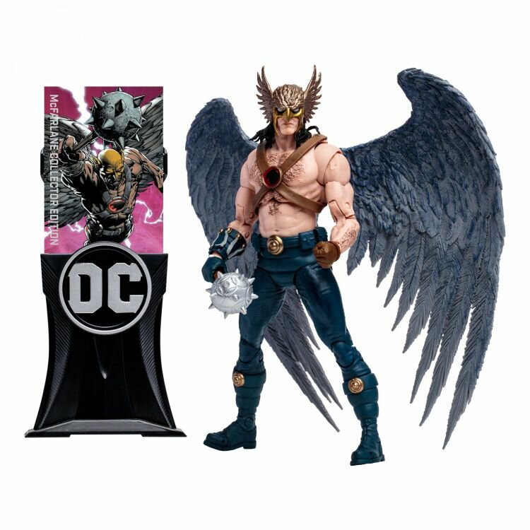 DC Comics/ Hawkman Фигурка, Человек-ястреб, подвижные фигурки, 23 см, McFarlane Toys