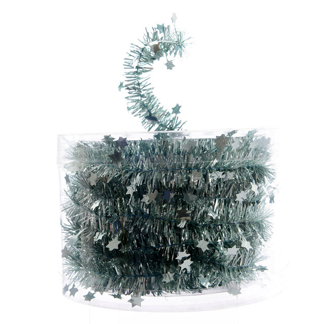 Мишура Звездная 7 м*35 мм мятная, Kaemingk, 420149