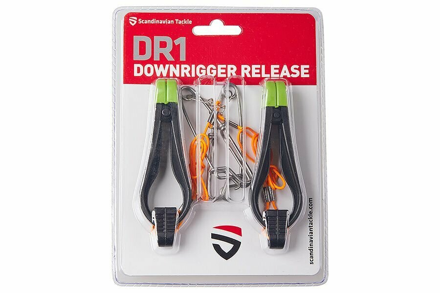 Scandinavian Tackle Клипса троллинговая DR1, черные, 2 шт/уп/