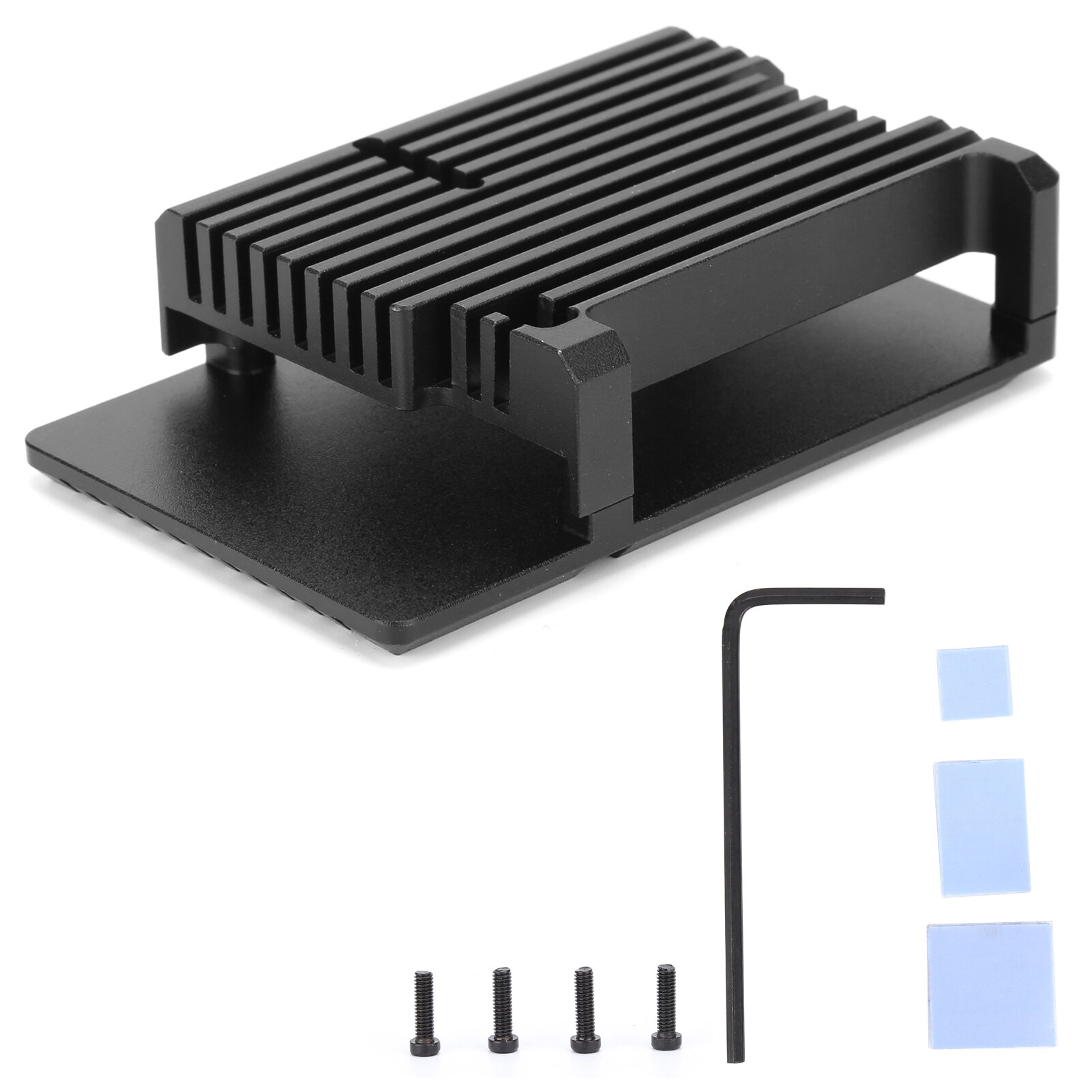 Охлаждающий алюминиевый сплав пассивный металлический радиатор для Raspberry Pi 4 B Компьютерный аксессуар