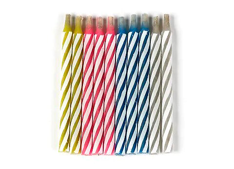 Незадуваемые свечи для торта Magic Relighting Candles 10 шт/упак