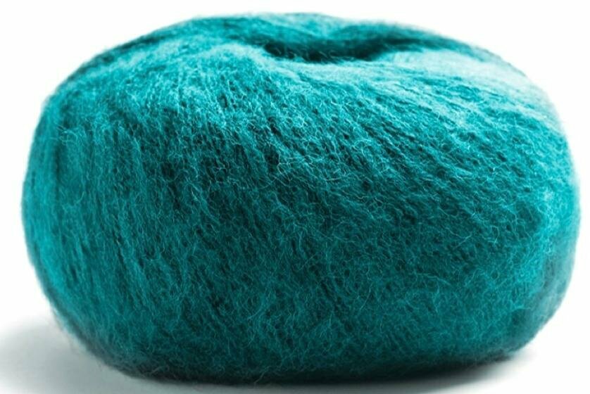 Cusi /Кузи/ пряжа Lamana, 100% альпака, 50г/225м (45, karibikblau (карибский голубой), голубой)