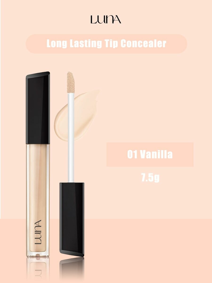 Консилер для лица LUNA Long Lasting Tip Concealer 7.5g - #01 Vanilla