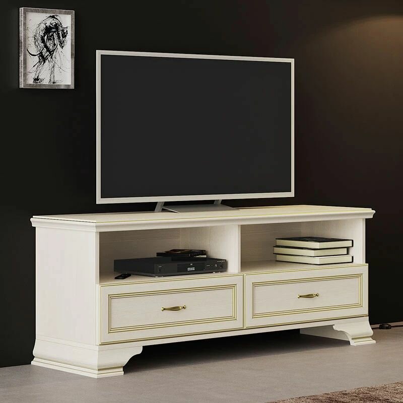 Тумба для аппаратуры 1 Сиена, цвет Бодега белый