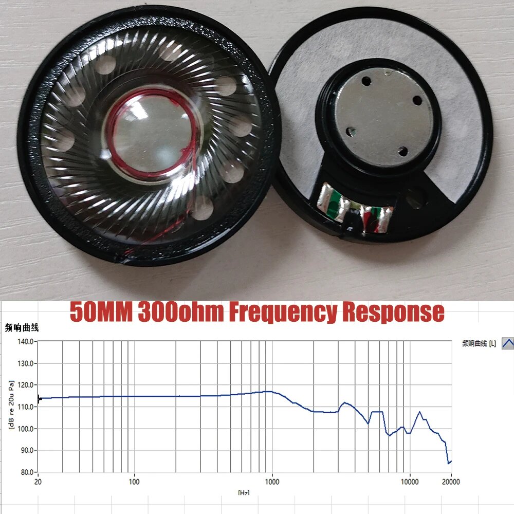 Динамик для наушников ELFINEAR 50MM, 300ohm