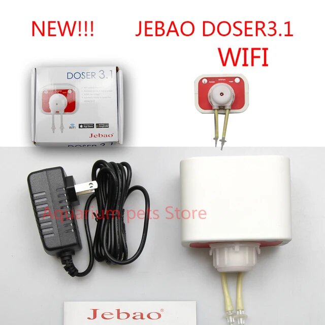 Автоматический дозирующий насос Jebao для аквариума Белый, EU adapter 110-240V, DOSER3.1 WIFI