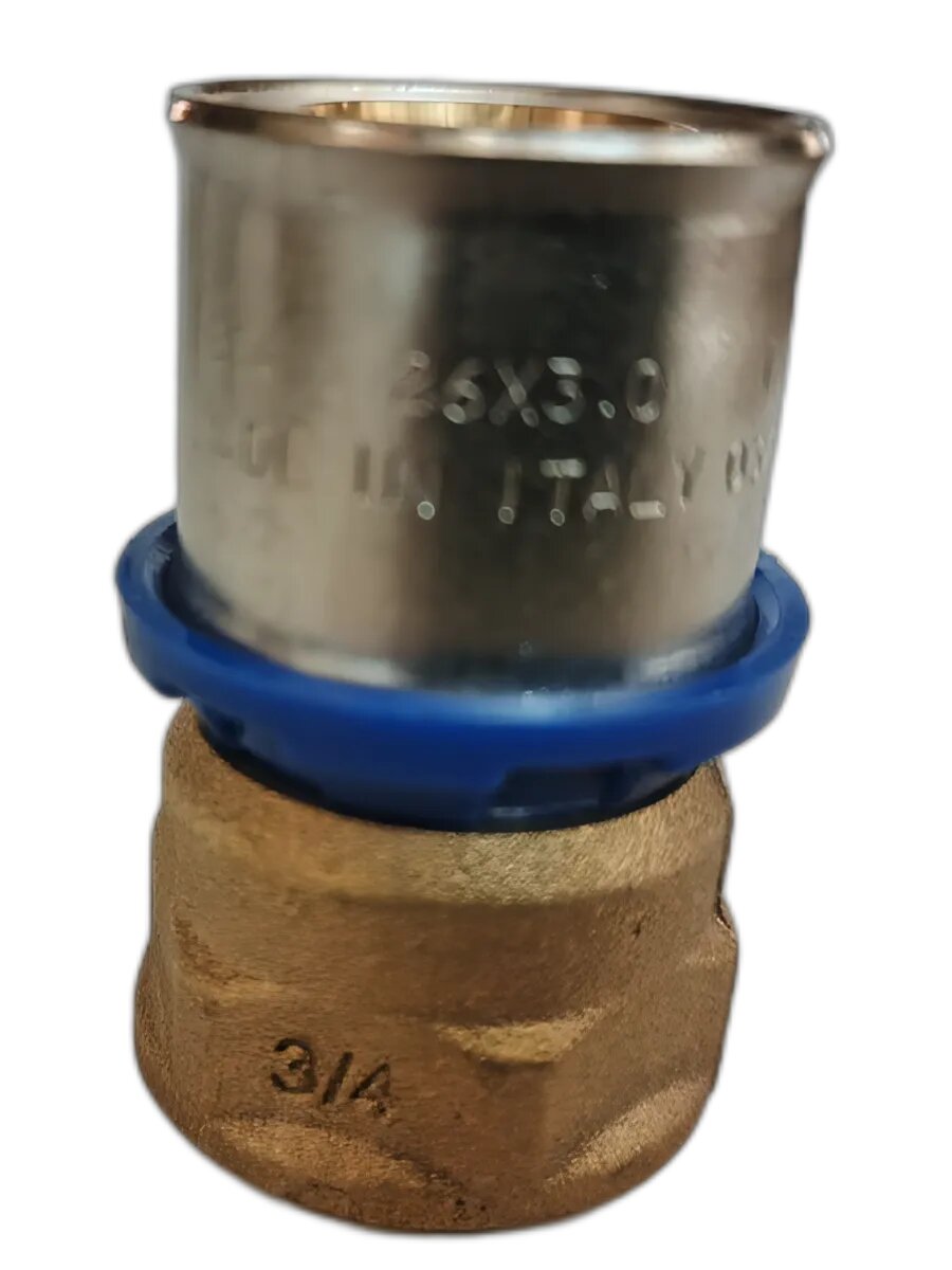 Муфта с внутренней резьбой 26x3/4" пресс с пласт. кольцом