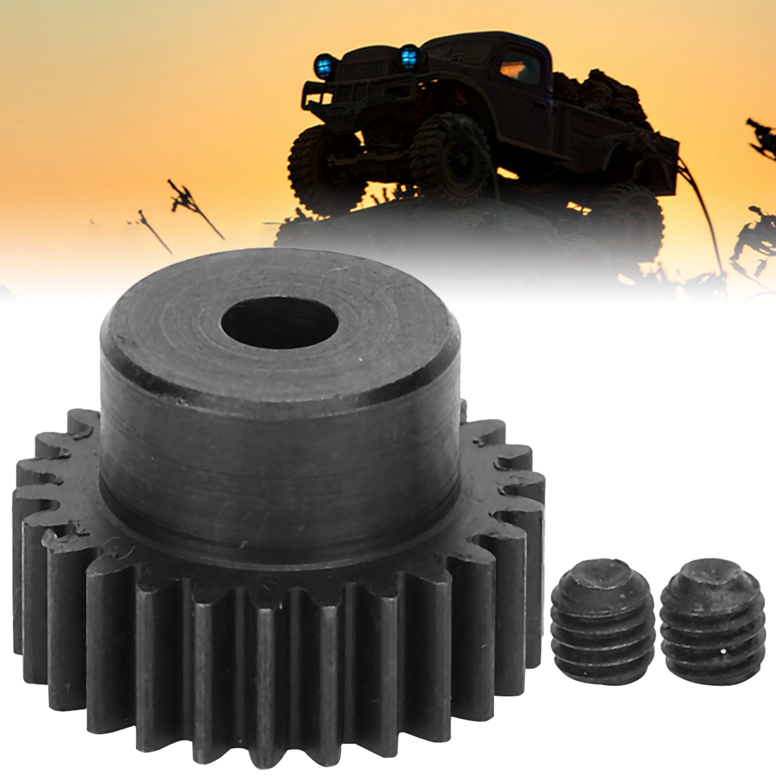 48P комплект шестерен двигателя с металлической шестерней 26T, антикоррозийный, подходит для деталей двигателя радиоуправляемого автомобиля модели 1/10 1/16