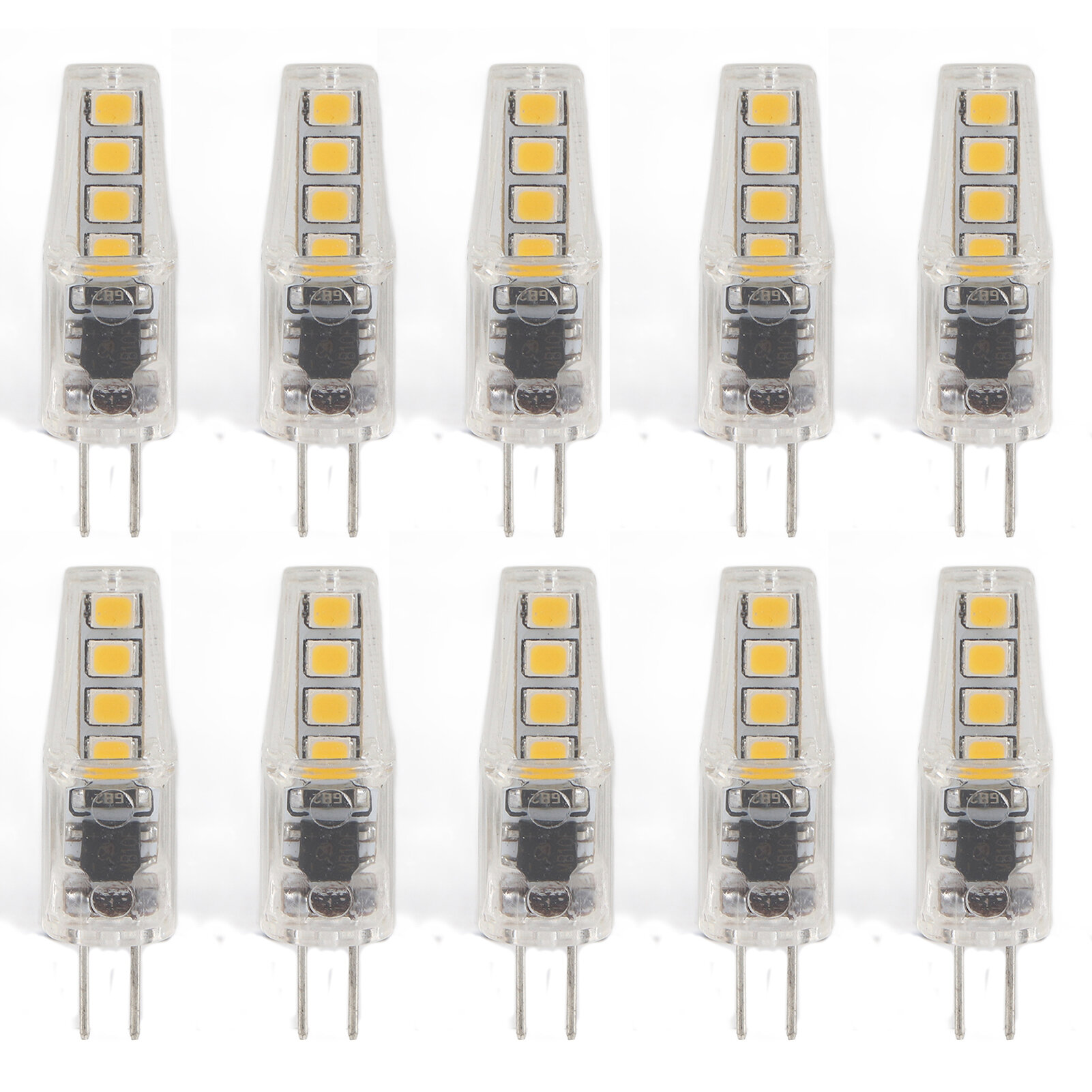 10 шт. G4 8LED LIGHT 2835 LAMP CHIPS 2W 360 Угловая лампа для домашнего офиса 220V