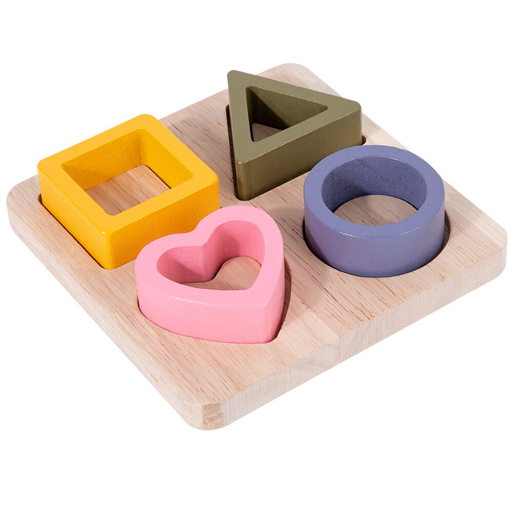 Игрушка-сортировщик форм для детей, деревянная геометрическая игра на сопоставление и сортировку, развивающая доска-пазл с геометрическими фигурами для дошкольников.