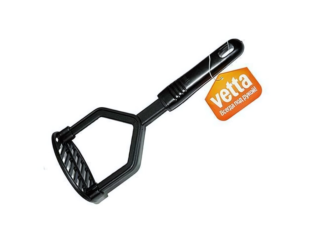 Толкушка нейлоновая "Блэк" VETTA WH 1013-12, черная, пластик/металл