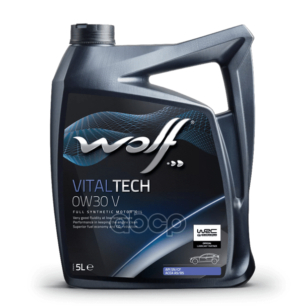 Wolf Масло моторное WOLF VITALTECH 0W30 V 5L
