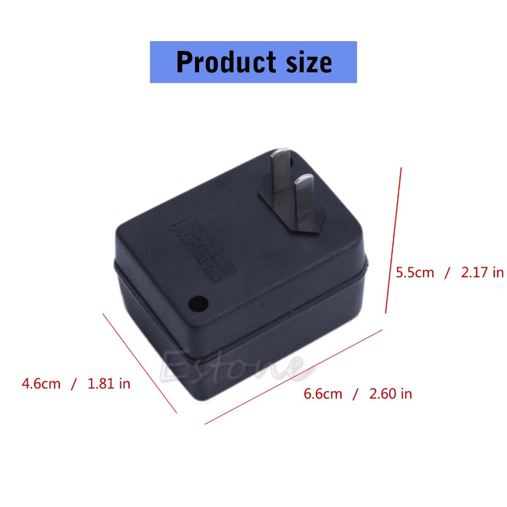 Преобразователь напряжения 110 В в 220 В Адаптер Питания Переменного тока Трансформатор мощностью 50 Вт Легкий Вес
