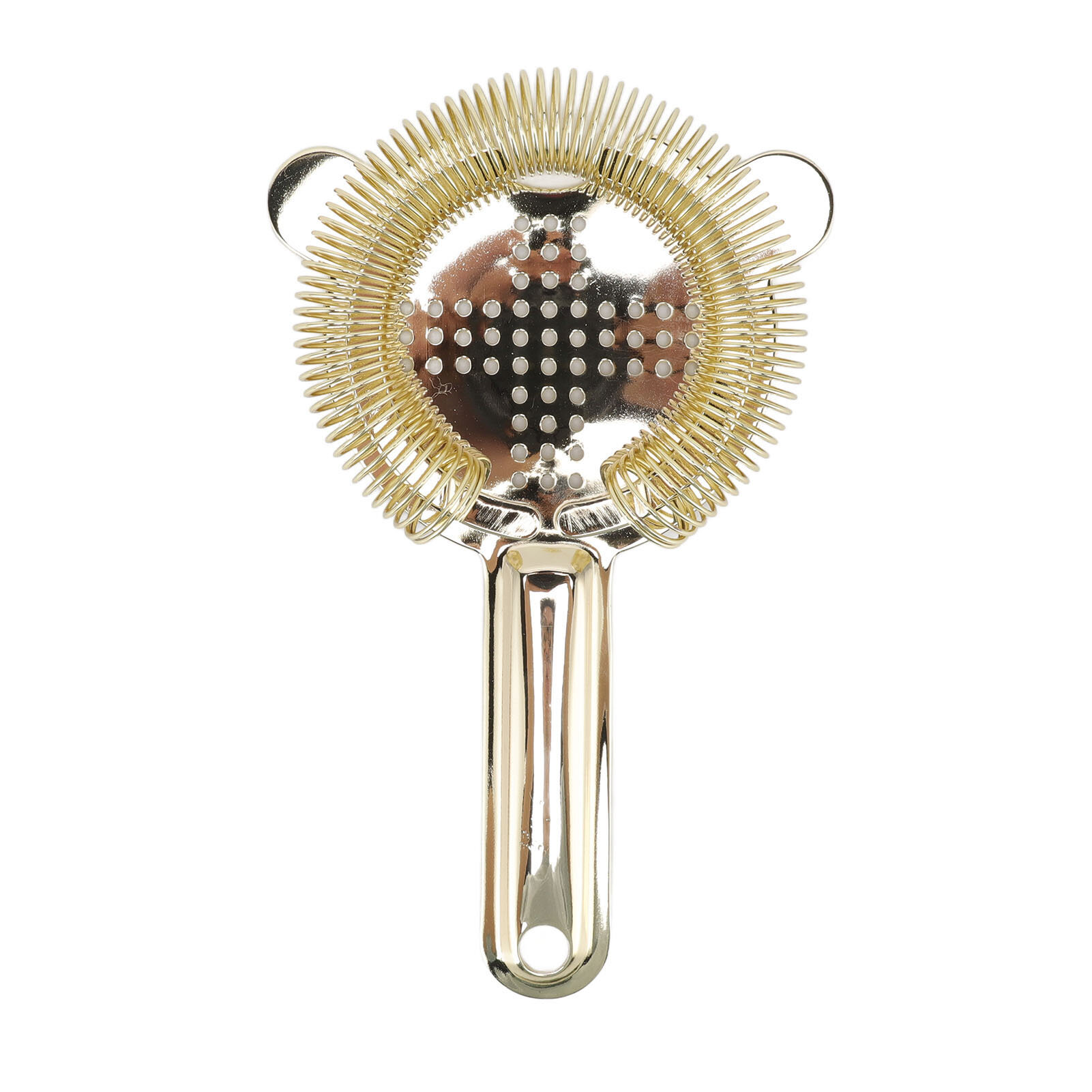 Коктейльная сито против ржавчина эффективная фильтрация 304 Стопковая прутья для домашних мини -баров для дома в ресторанах Gold