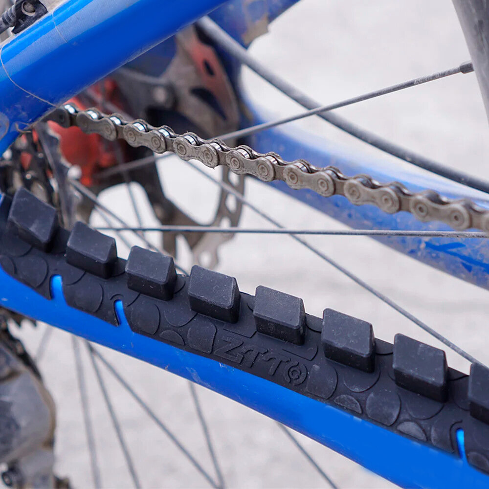 ZTTO велосипедная защита нижних перьев велосипеда силиконовая защита нижних перьев рамы защитная накладка против царапин велосипедные аксессуары для горного велосипеда шоссейный велосипед