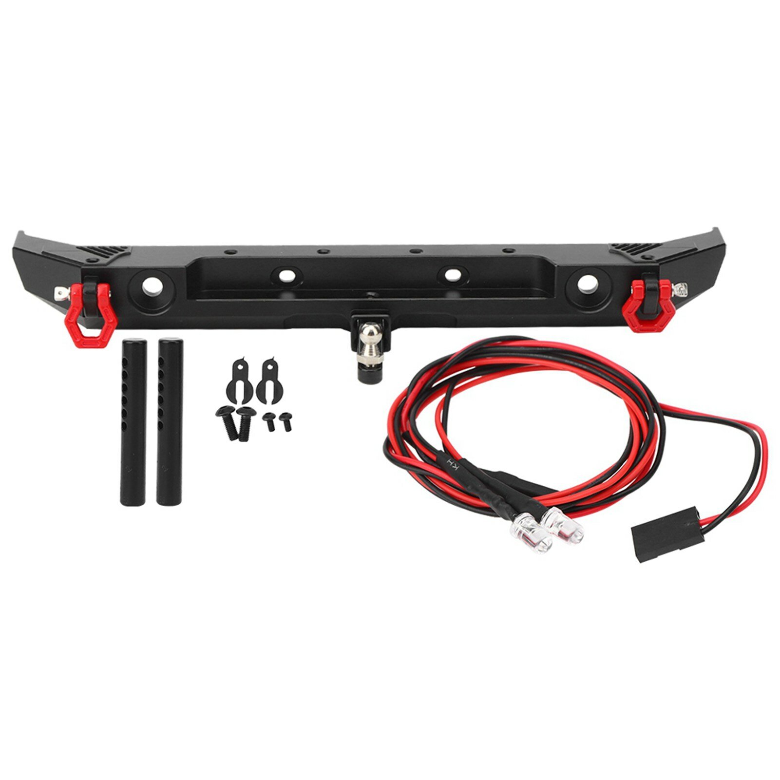 Металлический задний бампер с D кольцами, подходящими для осевой SCX10 III AXI03007 1/10 RC CAR MODEL