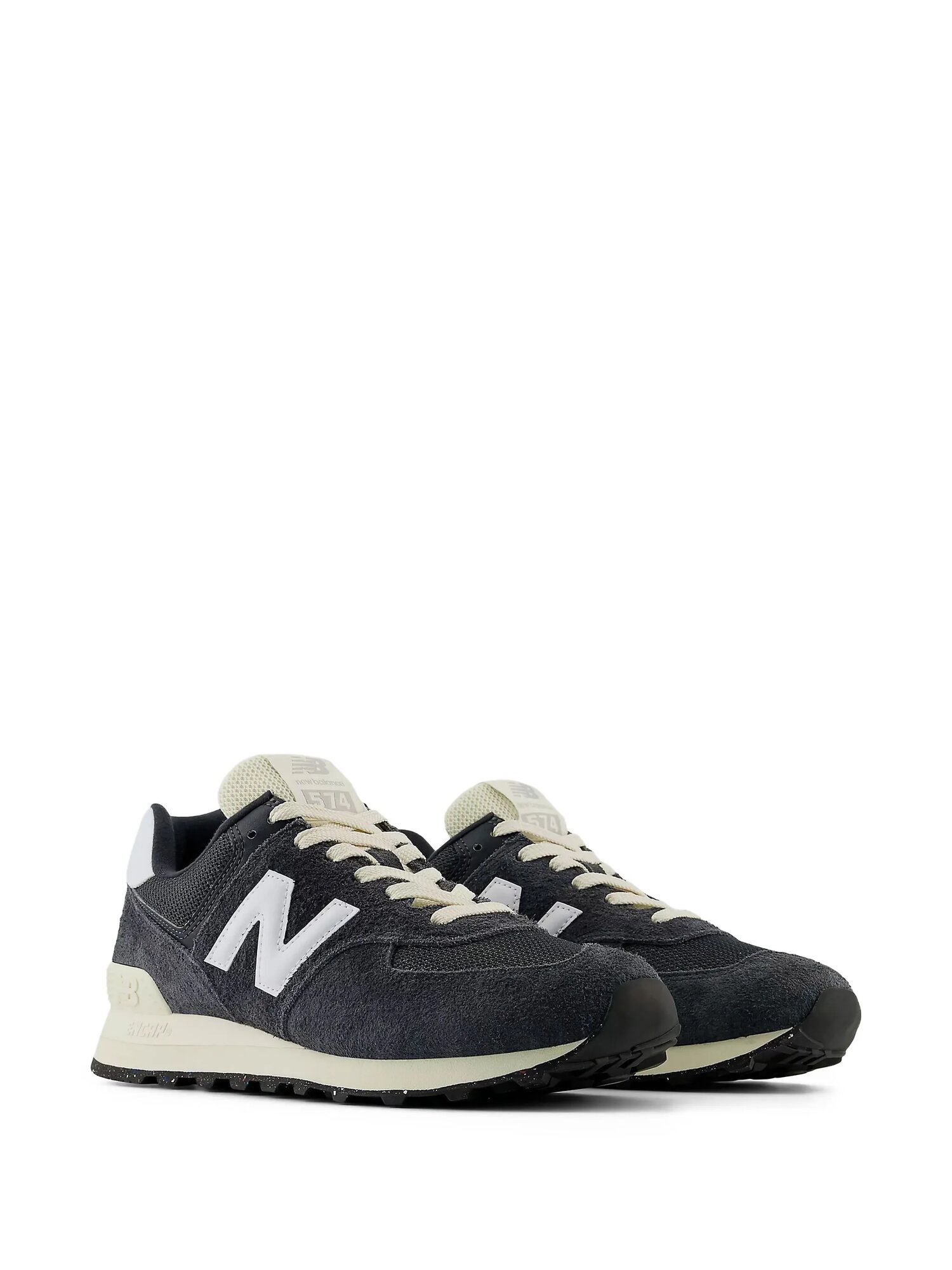 Кроссовки New Balance 574 Phantom Angora, размер 8 US, черный — фото 1