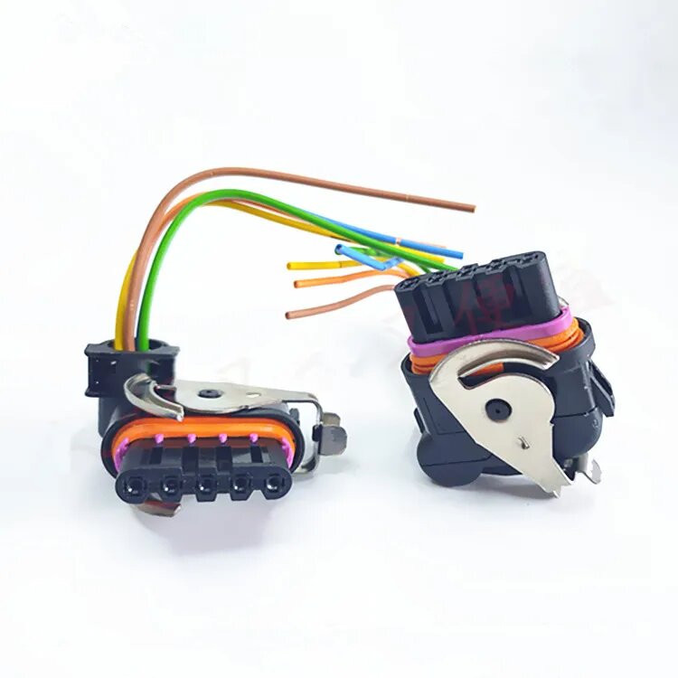 1/5/10 шт./лот 5-контактный/полосный разъем жгута автомобильного двигателя, вилка генератора с проволочным кабелем для BOSCH 18242000000 10pcs
