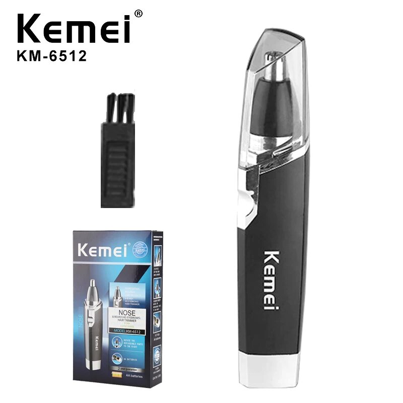 Электротриммер для носа и ушей Kemei KM-6512