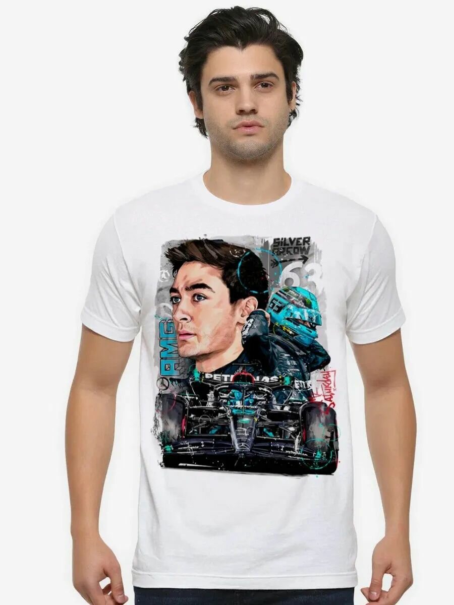 Футболка Джордж Рассел / Формула 1 / Мужская