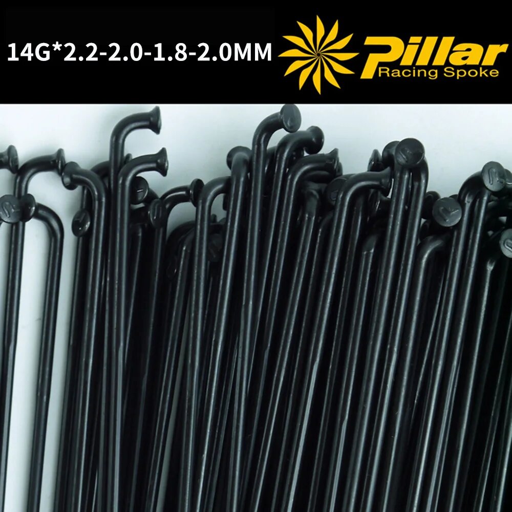 Велосипедные спицы PSR TB 2018 нержавеющая сталь 14G Black 274mm 1pc