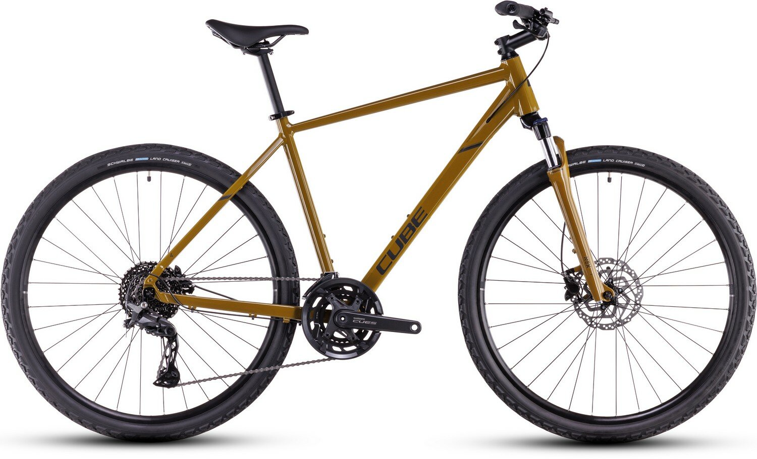 Дорожный велосипед Cube Nature Pro, год 2025, цвет Зеленый-Черный, ростовка 22